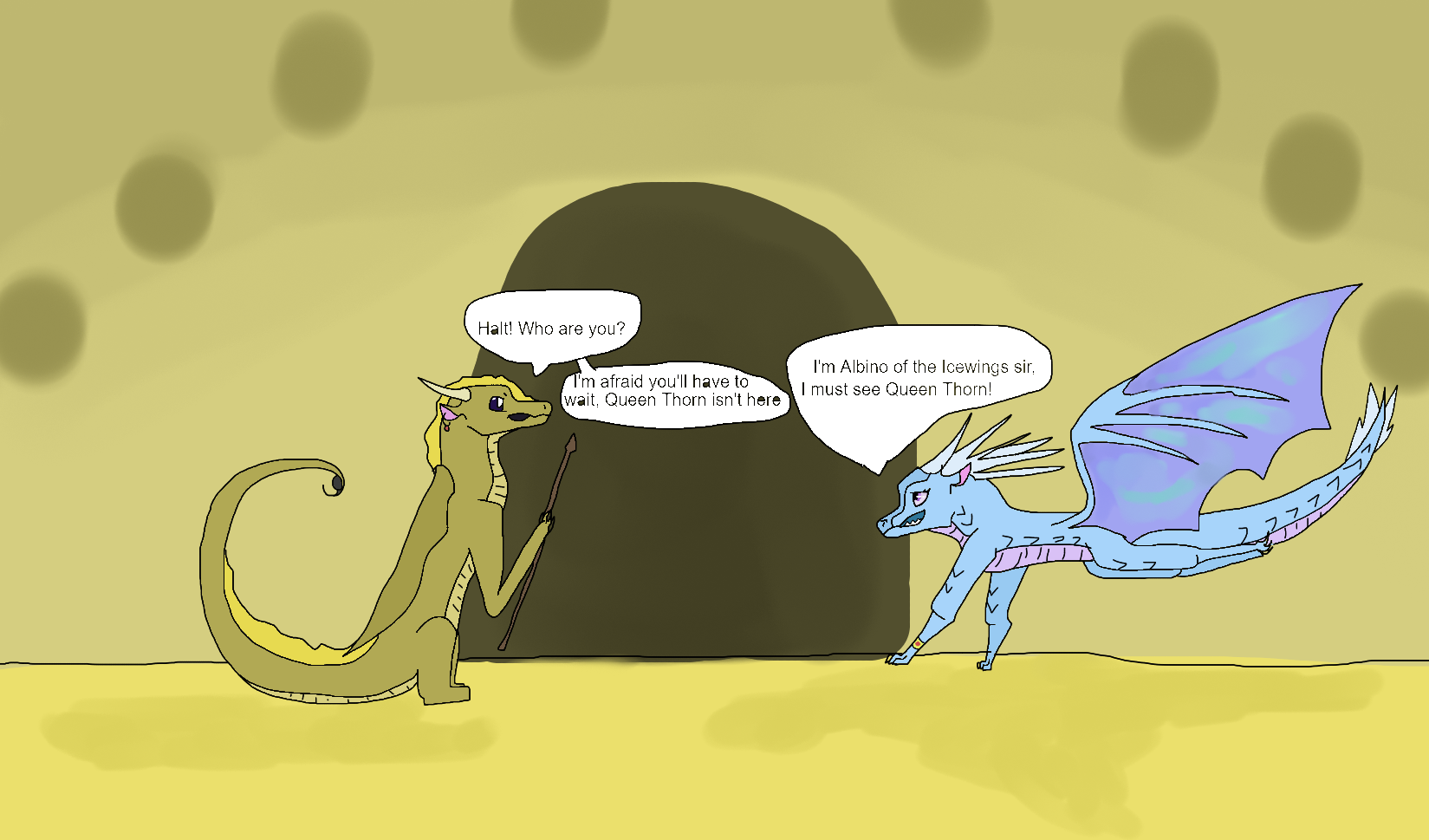 Episode 9 - The Icewing Animus WoF - Pixilart Comics