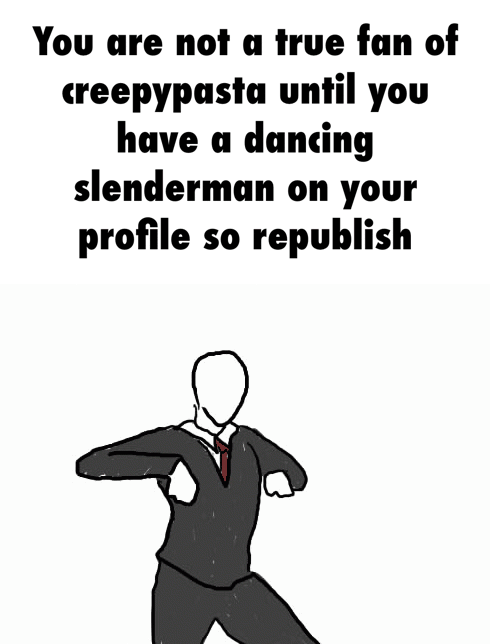 Dancing Slenderman Gif