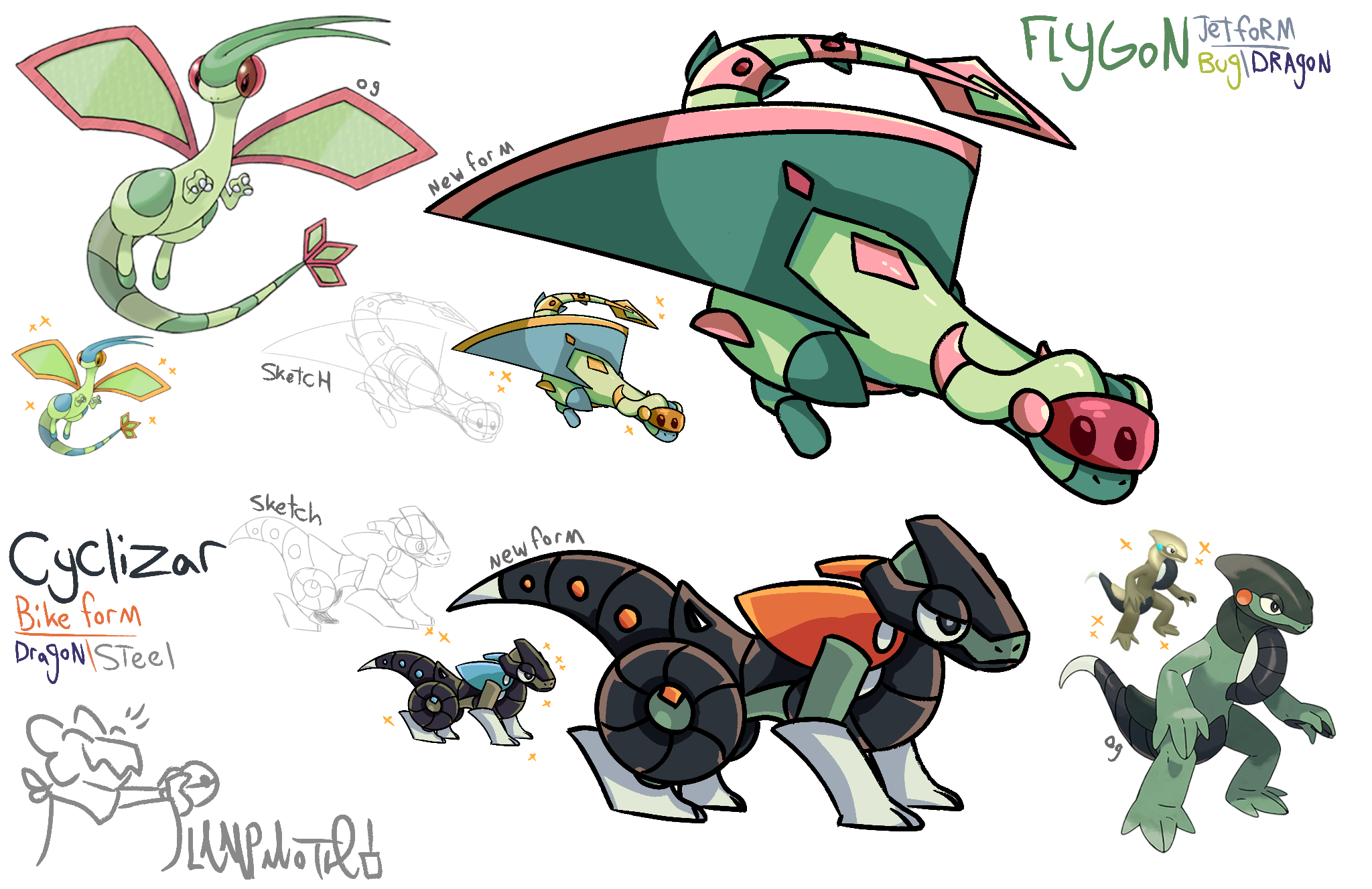 Fakemon pokemon by Lamp-Moth - Pixilart