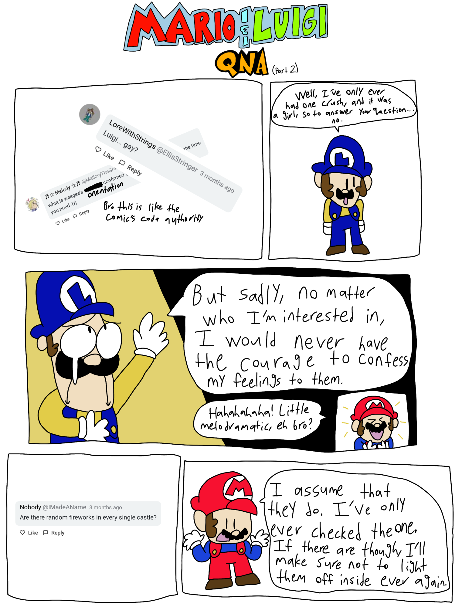 Episode 15 - Super Mario Bros. Logic - Pixilart Comics