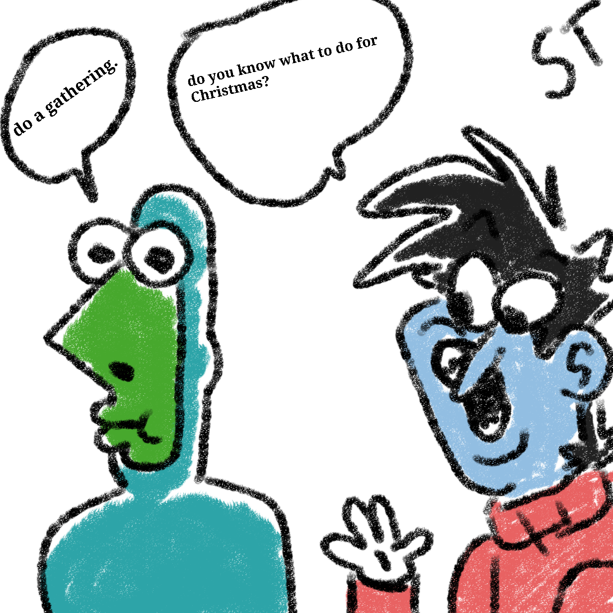 An Alien Christmas - Pixilart Comics
